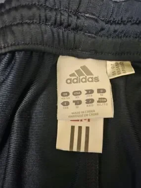 adidas | Pants | Adidas Blue Sweatpants With Cream Stripes And Real ...